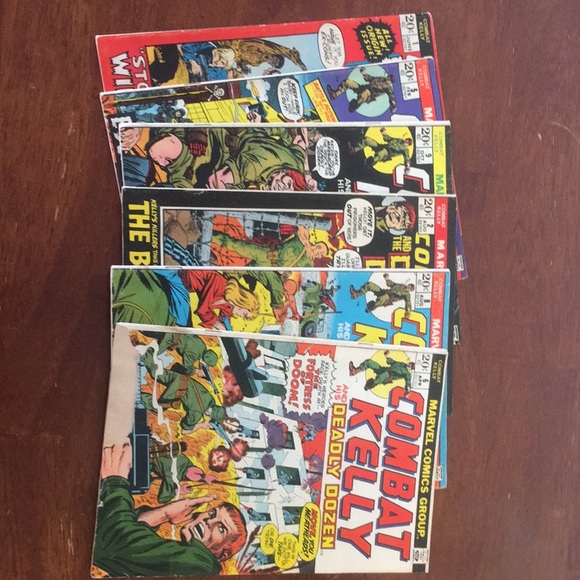 Marvel | Other | Vintage 7s Marvel Combat Kelly And His Deadly Dozen ...